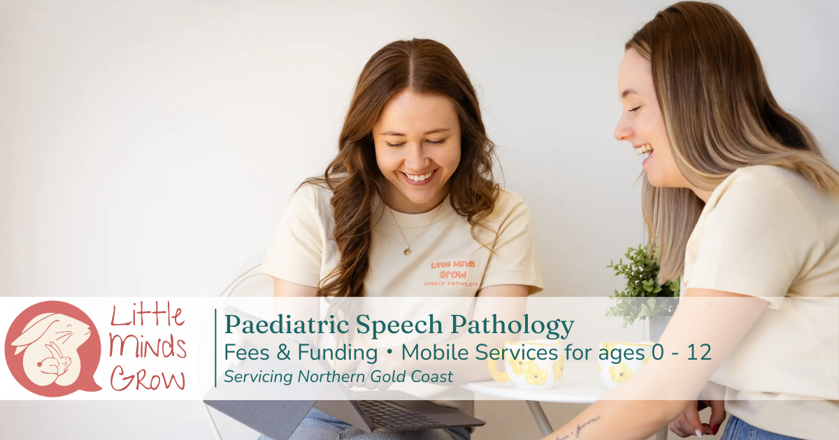 Speech Therapy Fees Gold Coast | NDIS & Funding | Little Minds Grow
